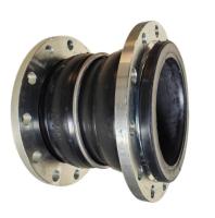 China Double Ball Rubber Expansion Joint KST DN32-DN600 0.6-2.5MPa Detachable Flange for sale
