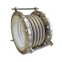 China Stainless Steel 304 PTFE Lined Metal Expansion Joint ANSI Flange 150 Psi for sale