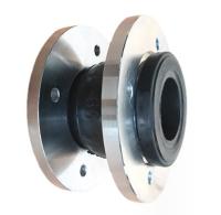 China DN65 Nitrile Rubber Expansion Joint CL150 Flange Coupling for sale