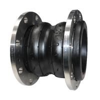 China 8 Inch PN16 Double Sphere SS304 Flange Rubber Joint for sale