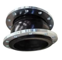 China DN350 ANSI 150 Stainless Steel Single Sphere Rubber Expansion Joint 14 Inch for sale