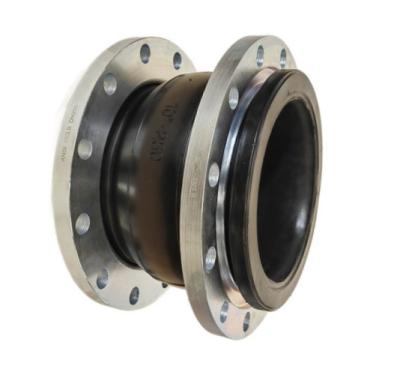 China Single Sphere EPDM Rubber Expansion Joint DN25-DN1200 Carbon Steel Galvanized Flange for sale