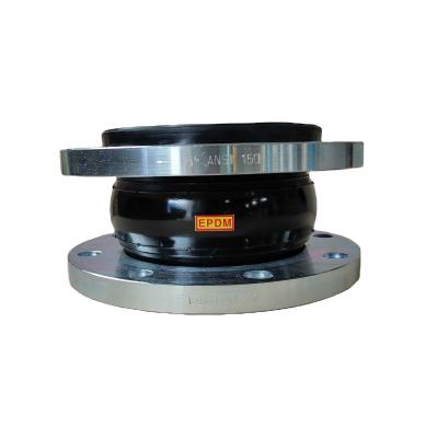 China DN450 PN6 EPDM Rubber Expansion Joint with Stainless Steel Flange for Seawater for sale