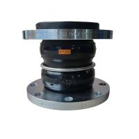 China Customized Double Sphere EPDM Rubber Expansion Joint 5 inch ANSI B16.5 Flange DN125 PN16 for sale