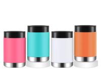 China 12oz Double Wall Stainless Steel Beer Can Cooler for Coffee Mugs Design Style Minimalist for sale