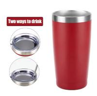 China 20 OZ Stainless Steel Insulated Wine Tumbler Sustainable Powder Coated for sale