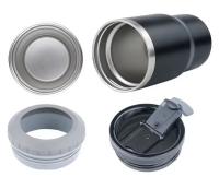 China 14oz 3-in-1 Custom OEM Coffee Tumbler Mug Cola Holder Stainless Steel Beer Can Cooler for sale