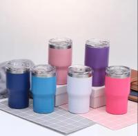 China 14oz 3-in-1 Custom OEM Coffee Tumbler Mug Cola Holder Stainless Steel Beer Can Cooler for sale