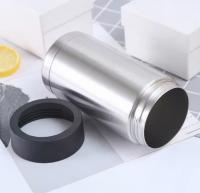 China Custom Logo 375ml Beer Can Cooler Double Wall Insulated Stainless Steel Stubby Cola For Australia Cans for sale
