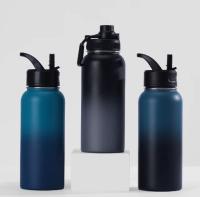 China Double Wall Stainless Steel Vacuum Flask Water Bottle With Custom Logo for sale
