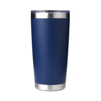 China 20 oz Metal Tumbler Blank Red with Magnetic Slider Lid OEM ODM for sale