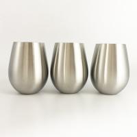 China Nature Color Stainless Steel Insulated Bottle 18oz 500ml Wine Glasses for sale