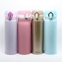 China Easy Opening Design 500ml Stainless Steel Water Bottle 304 18/8 SS Material for sale