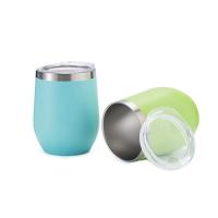 China Creative Stainless Steel Insulated Bottle Double Wall Tumbler With Sliding Lid for sale