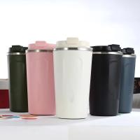 China 17oz Narrow Body Design Stainless Steel Mug , Coffee Insulated Mug Leakproof Lid for sale
