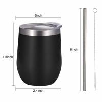 China 12oz Capacity Stainless Steel Coffee Mug Vacuum Insulated With Hot Transfer Logos for sale