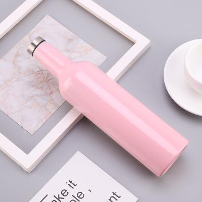 China Attractive Pink Color Stainless Steel Insulated Bottle Eco Friendly Materials for sale