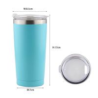 China 304 Stainless Steel Tumblers , Stainless Steel Coffee Mug Easy Grip Base for sale