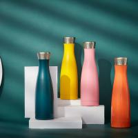 China 350ml - 1000ml Stainless Steel Insulated Bottle Water Transfer Printing Logo Design for sale