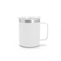 China Black / White Vacuum Insulated Tumbler , 10oz 304 Stainless Steel Wine Mug for sale