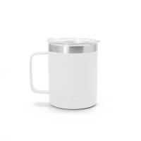 China Black / White Vacuum Insulated Tumbler , 10oz 304 Stainless Steel Wine Mug for sale