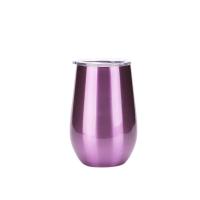 China Food Contact Safe Stainless Steel Wine Tumbler , 10oz Double Wall Stainless Steel Tumbler for sale