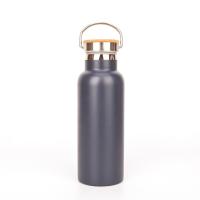 China 500ml 17oz Personalised Insulated Water Bottle Grey Powder Coating 7.8*23cm Size for sale