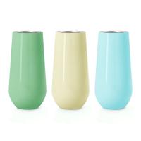 China 18/8 Double Wall Stainless Steel Insulated Tumbler 6oz Champagne Flutes for sale