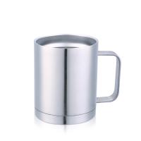 China 350ml Creative Custom Insulated Stainless Steel Coffee Mug With Plastic Lid for sale