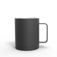 China 350ml Creative Custom Insulated Stainless Steel Coffee Mug With Plastic Lid for sale