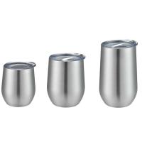 China 200ml Stainless Steel Sports Water Bottle Spraying Surface Decal Tumbler Cups for sale