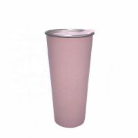 China 500ml Capacity Stainless Steel Vacuum Flask Insulated Cup Food Contact With Lid for sale