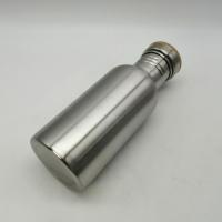 China Silver Color Single Wall Stainless Steel Water Bottle 500ml Corrosion Resistance for sale