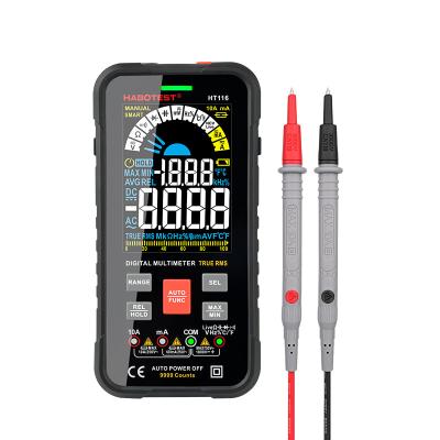 China HT116 Digital Multimeter 9999 Counts Auto Range 1000V 10A Tester Meter Ohm Hz Capacitance True RMS Smart Multitester for sale