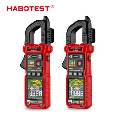 China HT205 Clamp Meter Auto Range True RMS NCV DC AC Voltage Inrush Current Temperature Tester Automatic Voltmeter for sale