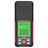 China HT633 Wood Moisture Meter Pin Type Digital Moisture Detector Ambient Temperature Humidity with LCD Backlight Display for sale