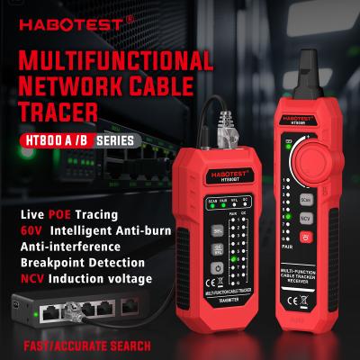 China HT800 Network Cable Tester with PoE Detection & RJ45 Wire Mapping for sale