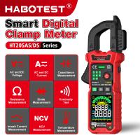 China HABOTEST HT205AS/DS True RMS Digital Clamp Meter - AC/DC Current Voltage Tester, Resistance, Capacitance, Frequency & Temperature Meter with NCV for sale