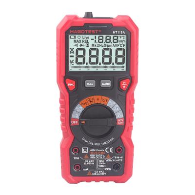 China HABOTEST 1000V AC DC Analog Auto Range CE Automotive Professional Digital Multimeter 100mF Best Autorange Multimeter Dig for sale