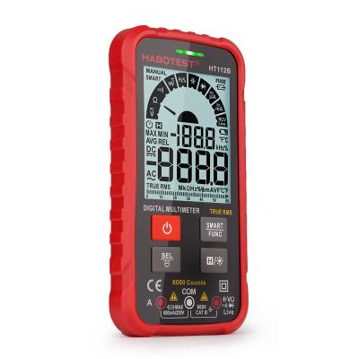 China 600A 600V 2xCR2302 Batteries Red Smart Tester Digital for sale