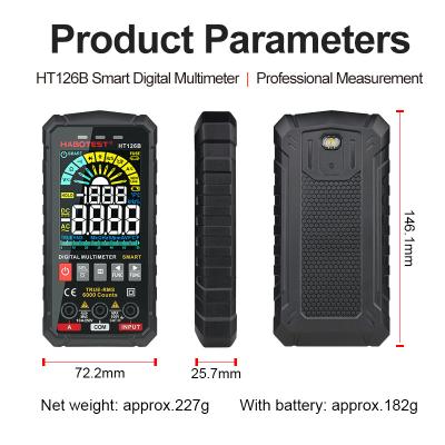 China High Accuracy Portable Digital Multimeter With Colorful LCD Display for sale
