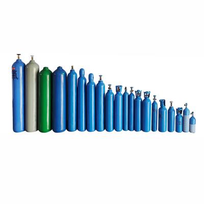 China Different Sizes And Types High Pressure Gas Cylinders With Pressure Gauge for sale