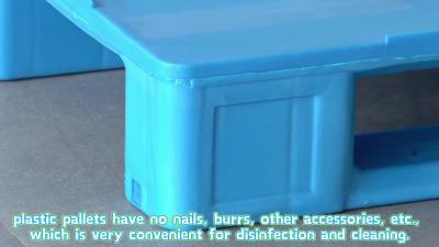China Good Perforated Heavy Duty Plastic Pallet HDPE Material For Warehouse Racking for sale