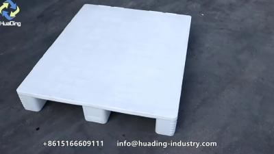 China ISO 9001/14001 single face hape steel cheap euro reinforced hdpe plastic pallet made in china hdpe pallet for sale