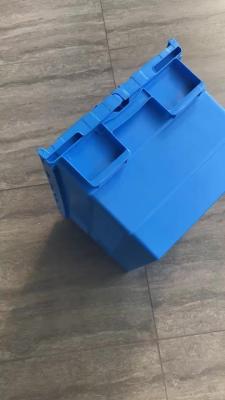 China Best Selling Plastic Nested Storage Box , Stacked Industrial Storage Boxes for sale