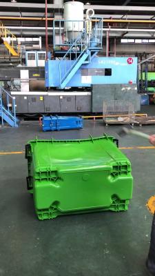 China 1100L Large outdoor hospital 4 wheels standing plastic trash cans for sale