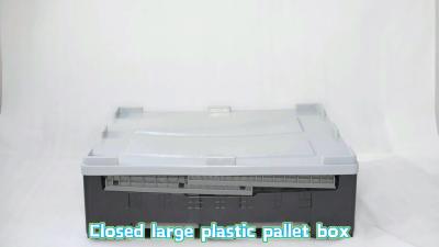 China Collapsible Transport Box Small Plastic Heavy Duty Pallet Rack for Euro CE/ISO9001 1210H1000 4-way Access for sale