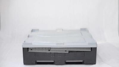China 1200*1000 euro manufacturers of plastic pallet box bins germany bulk storage container for sale