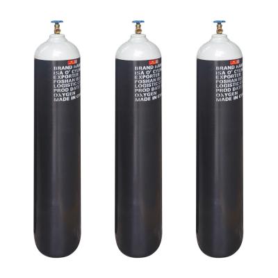 China Large Size 50L MSA Gas Cylinders With Protecting Netting for sale