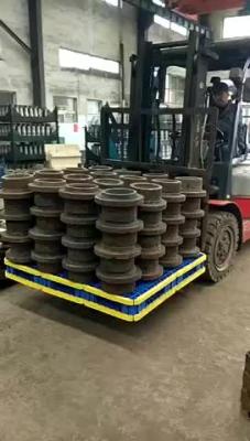 China Heavy-duty reusable recycle double-face grid plastic pallet for warehouse storage for sale